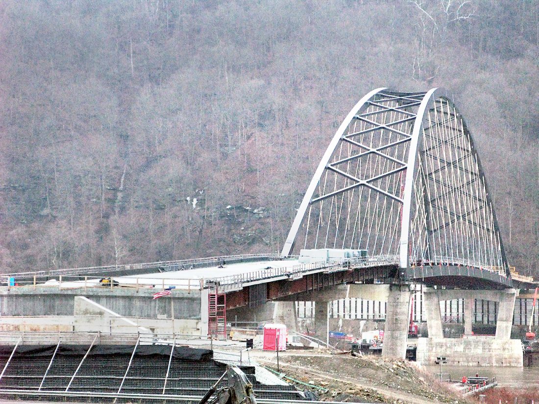 Construction of new bridge coming along | News, Sports, Jobs - Weirton ...